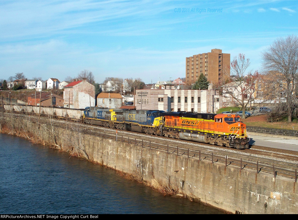 BNSF 6173, CSX 655, CSX 421